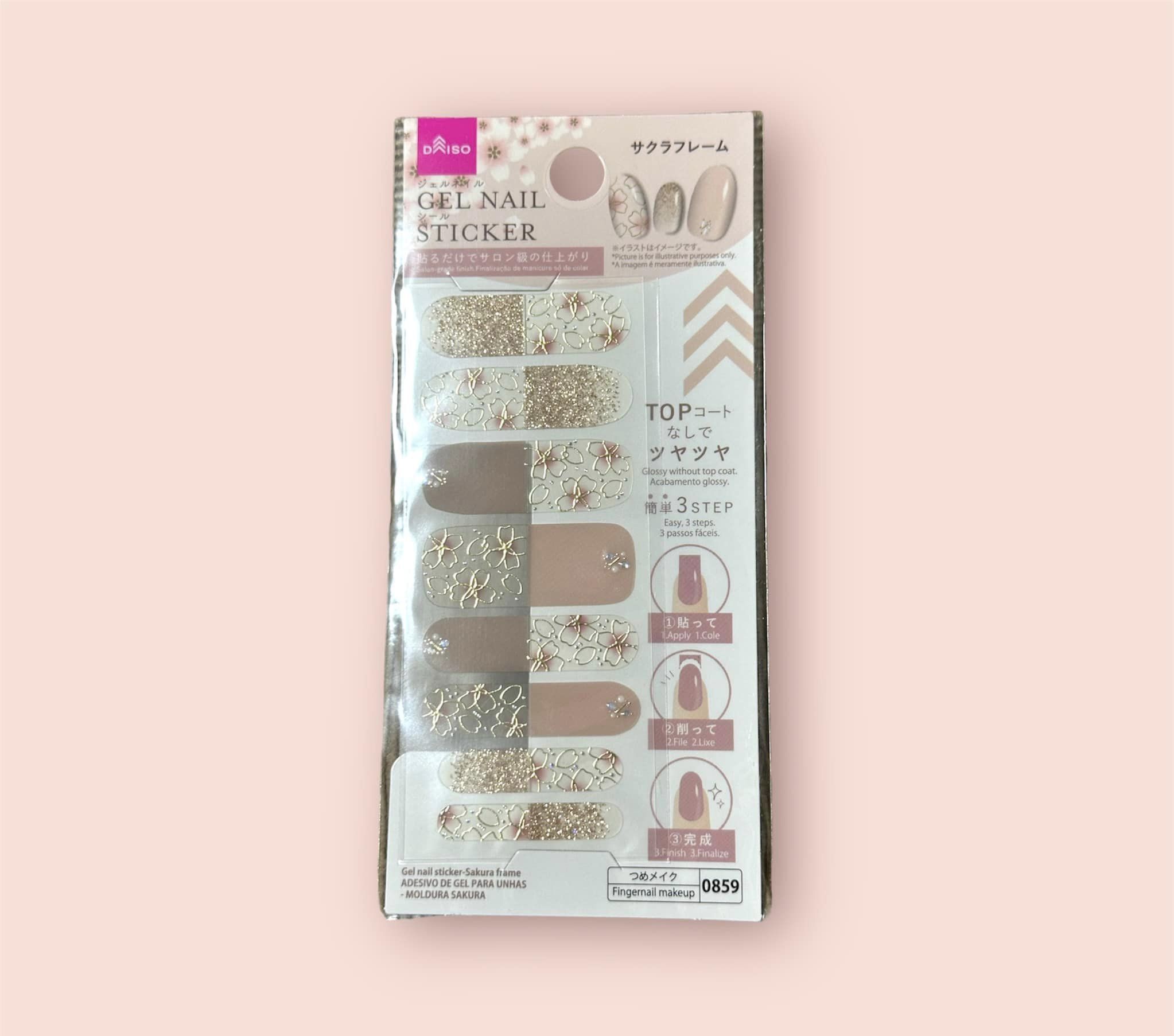 Daiso Gel Nail Sticker – Kawaiimart Bd